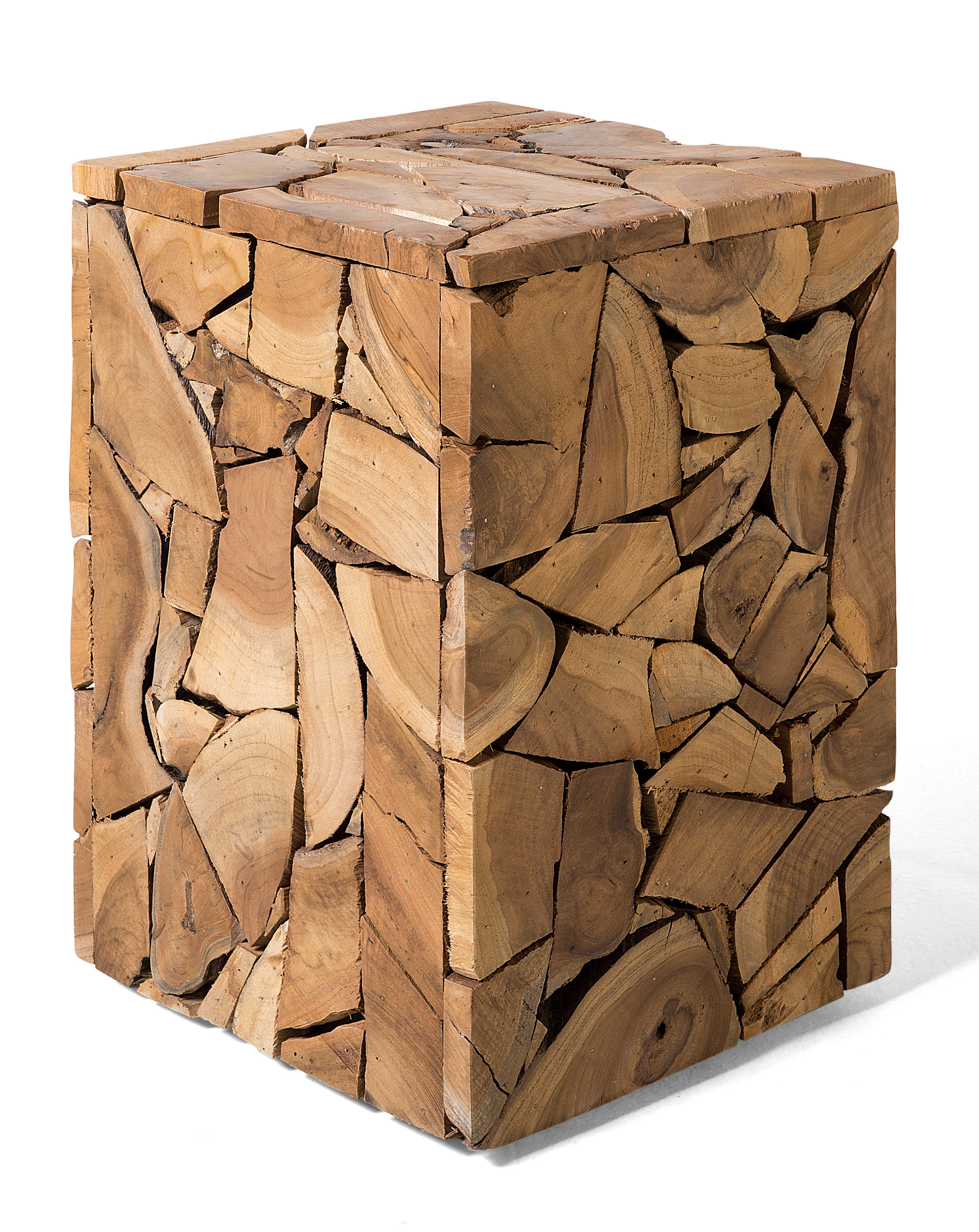 Fascinating Wood Block End Table Images