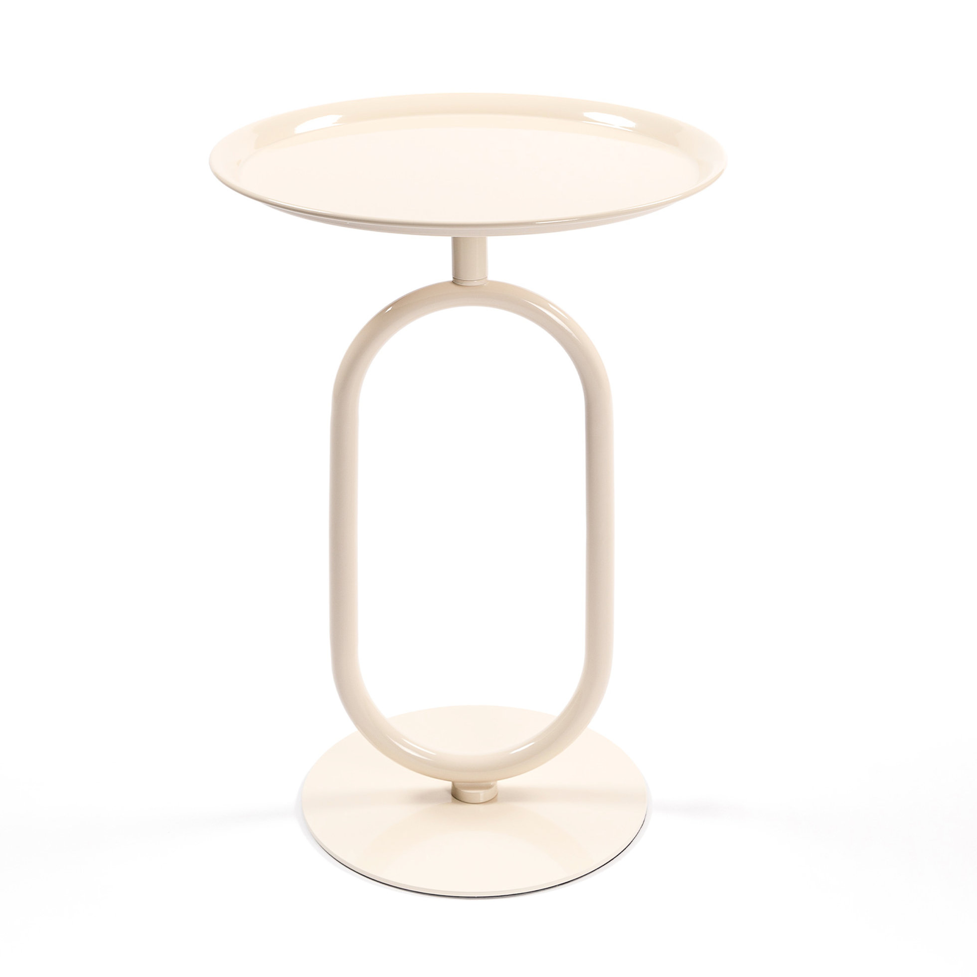 Banior Lantern-shaped Metal Cocktail Table, 2pcs Small Round Coffee ...