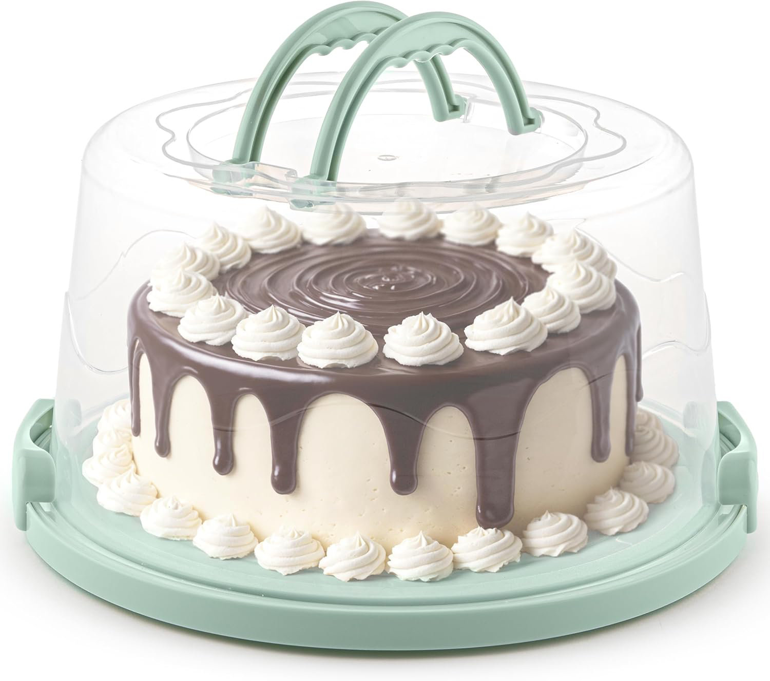 Prep & Savour Extra Large Cake Carrier, Cake Holder with Lid & 2 Sturdy ...