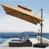 Arlmont & Co. Square Cantilever Umbrella With Weighted Base & Reviews ...