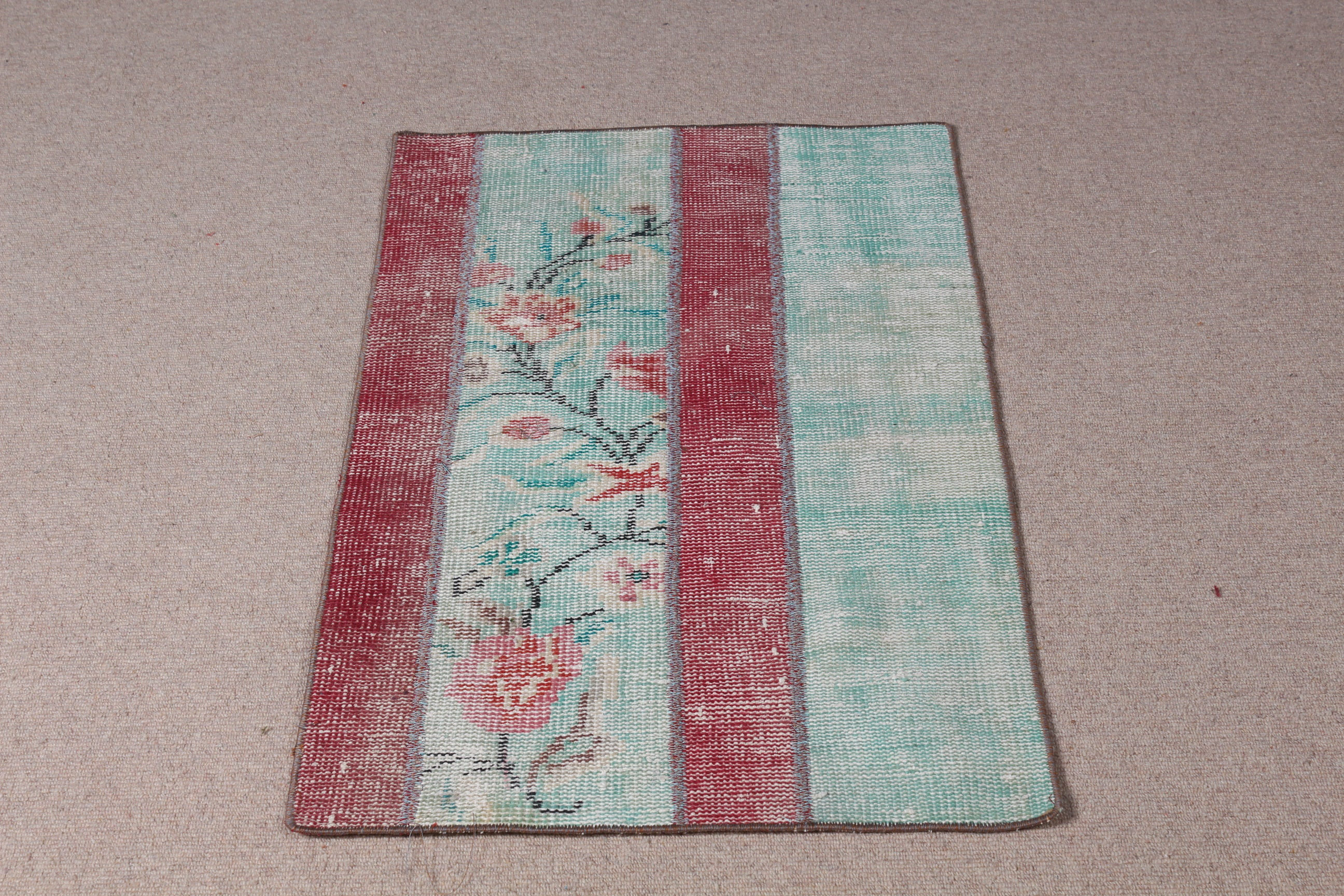 Red Barrel Studio® Small Turkish Patchwork Rug in Blue Makes Your Entry ...