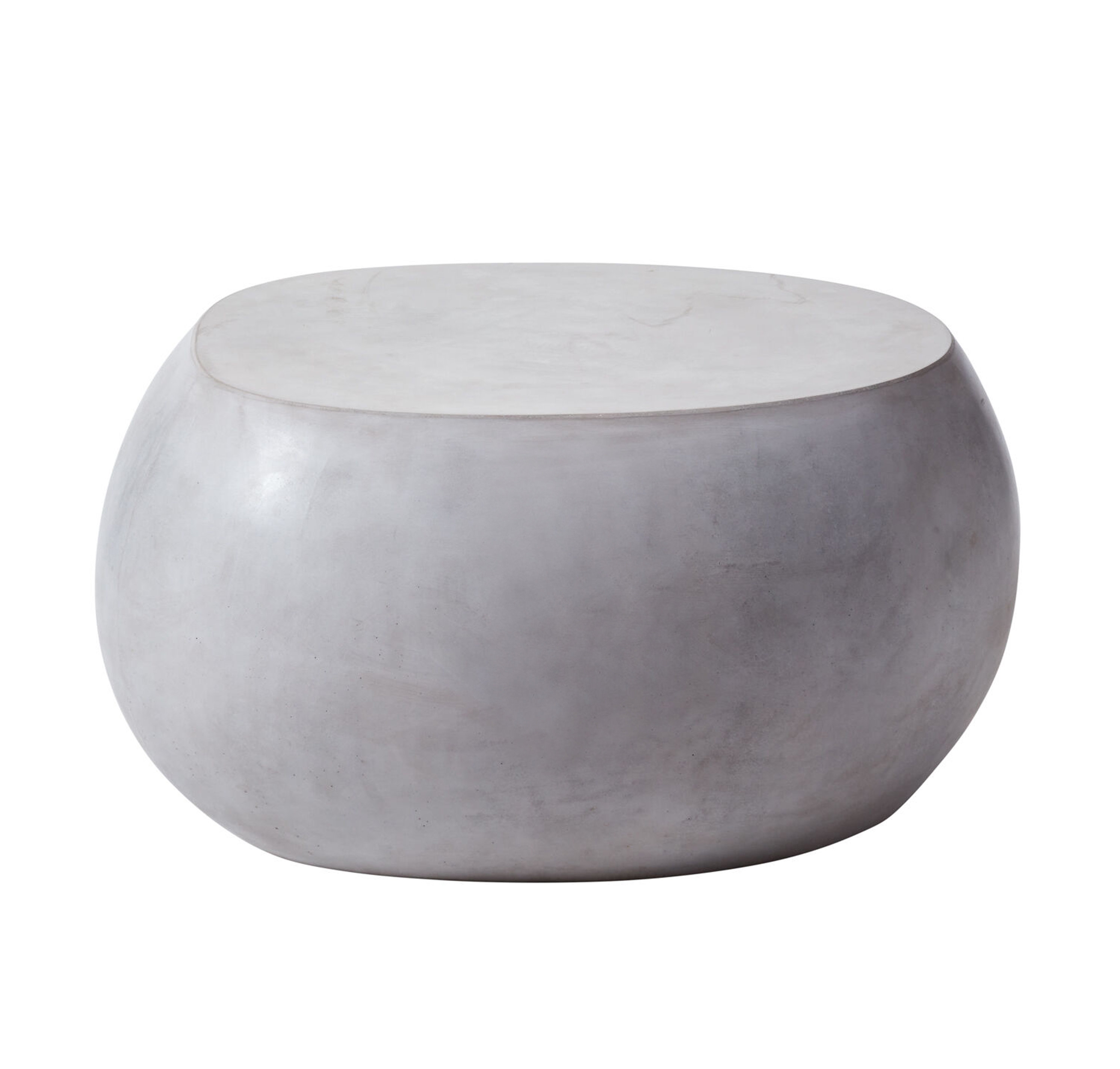 Orren Ellis Natural Organic Concrete Pebble Coffee Table | Wayfair