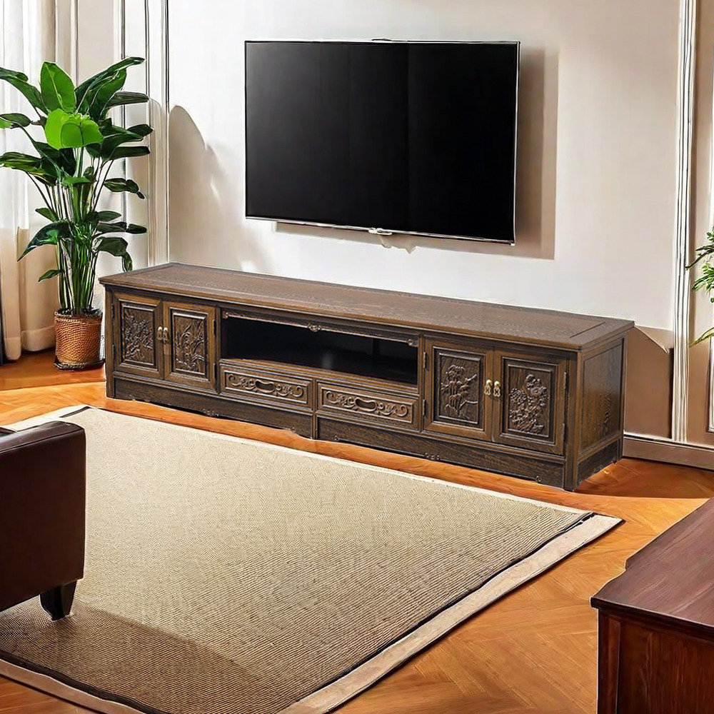 moonlight design Chinese chicken-wing wood TV cabinet - Wayfair Canada