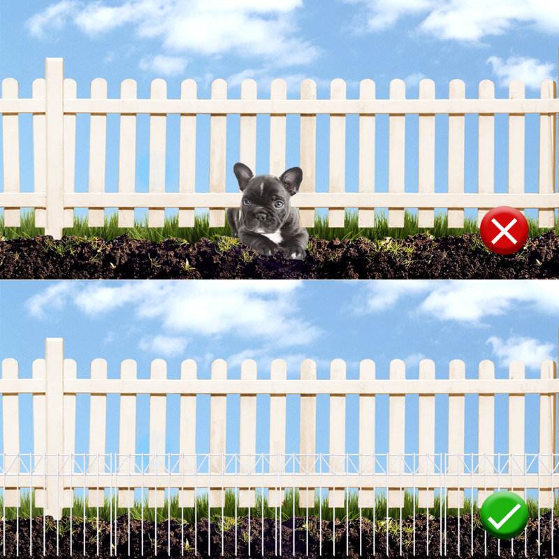 EFPerfect 15'' H x 24'' W Animal Anti-digging Barrier Fence Rustproof ...