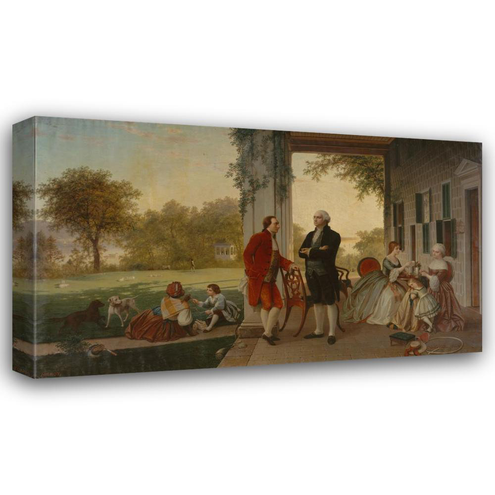 Alcott Hill® "Washington and Lafayette at Mount Vernon, 1784" by Thomas ...