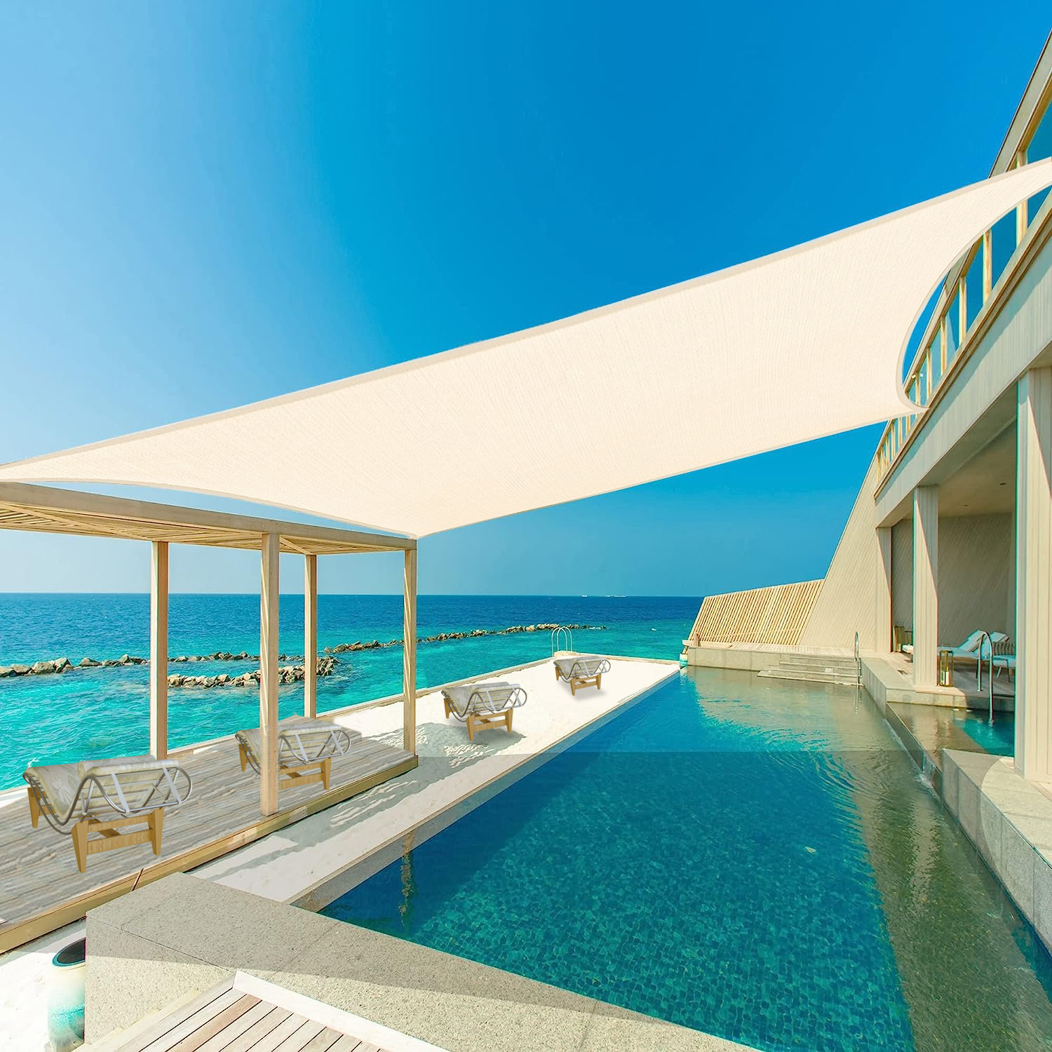 Artpuch 20'X20' Customize Square Sun Shade Sail | Wayfair