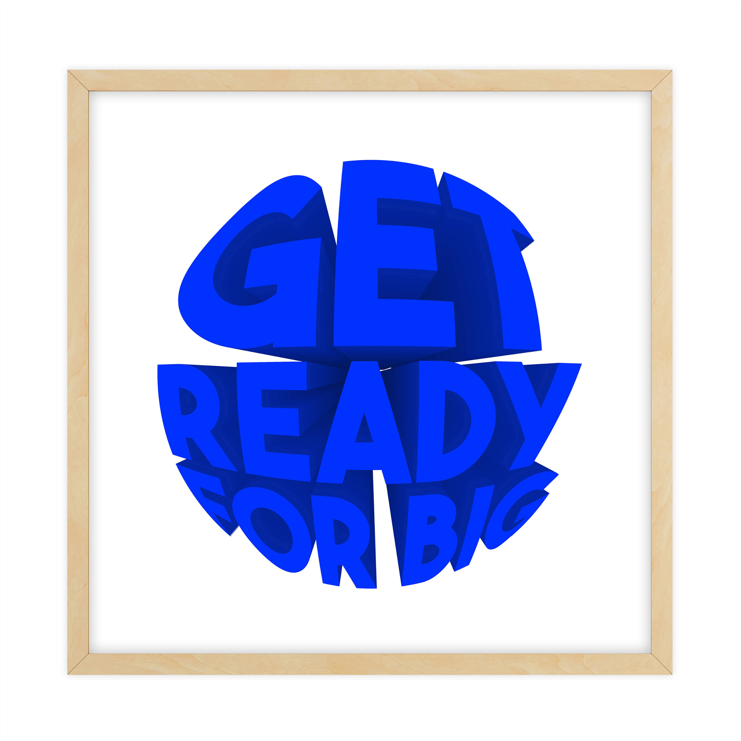 Trinx Dimensional Word Art Wall Art | Wayfair