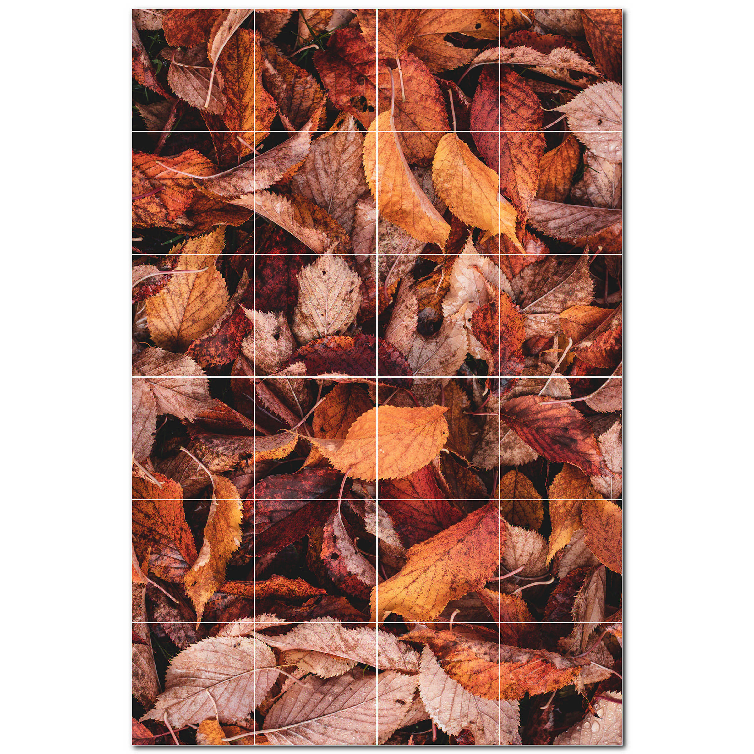 Picture-Tiles.com 32" x 48" Ceramic Autumn Photo Decorative Mural Tile ...