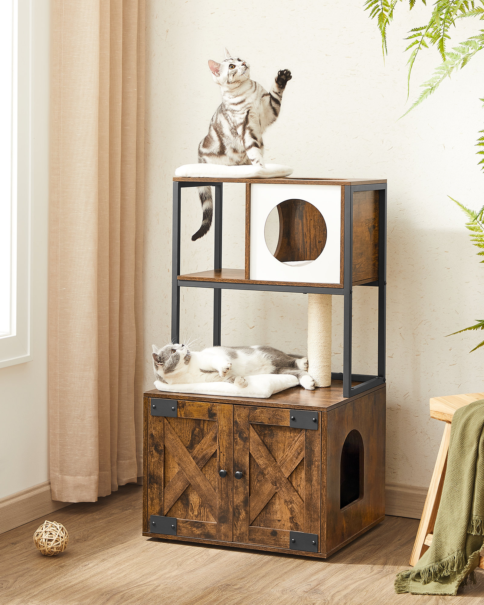 Archie & Oscar™ Kimmel 43" Cat Condo & Reviews | Wayfair
