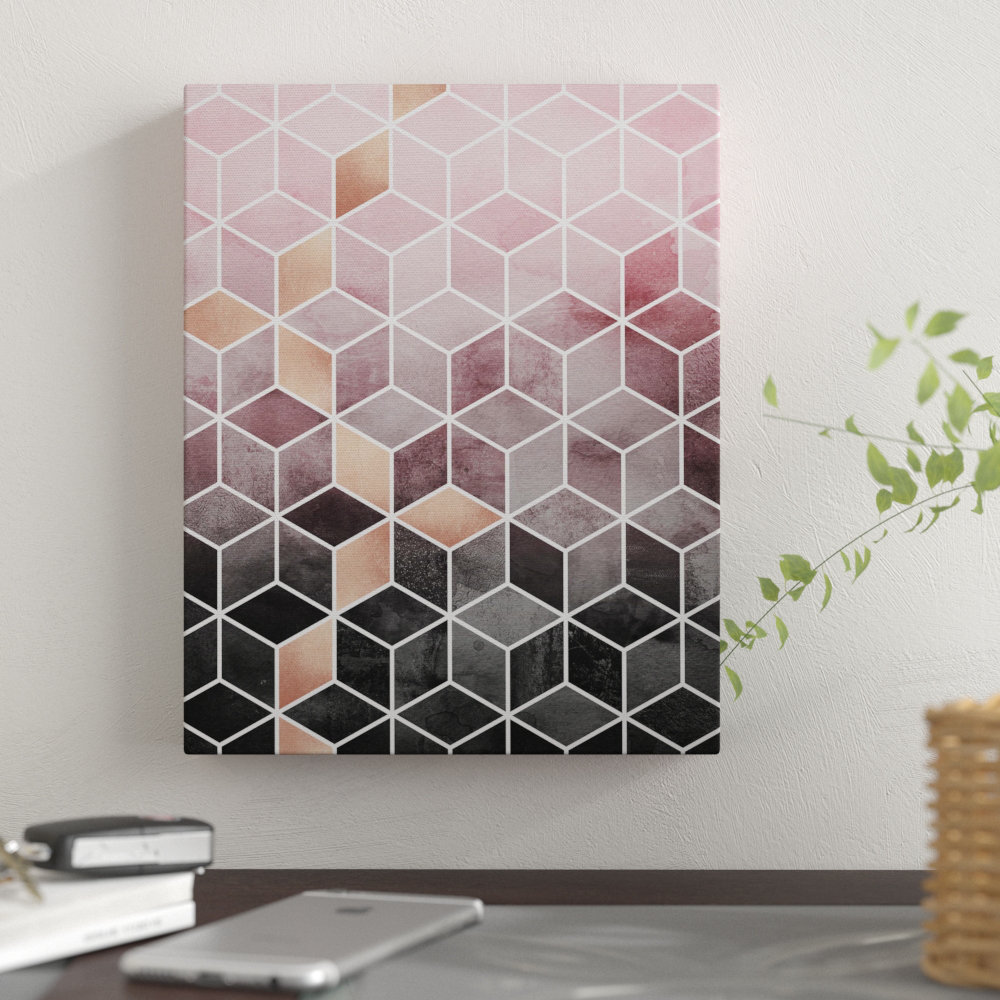 Bless international Gradient Cubes On Canvas by Elisabeth Fredriksson ...