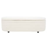 Wade Logan® Azaline Polyester Upholstered Storage Bench | Wayfair
