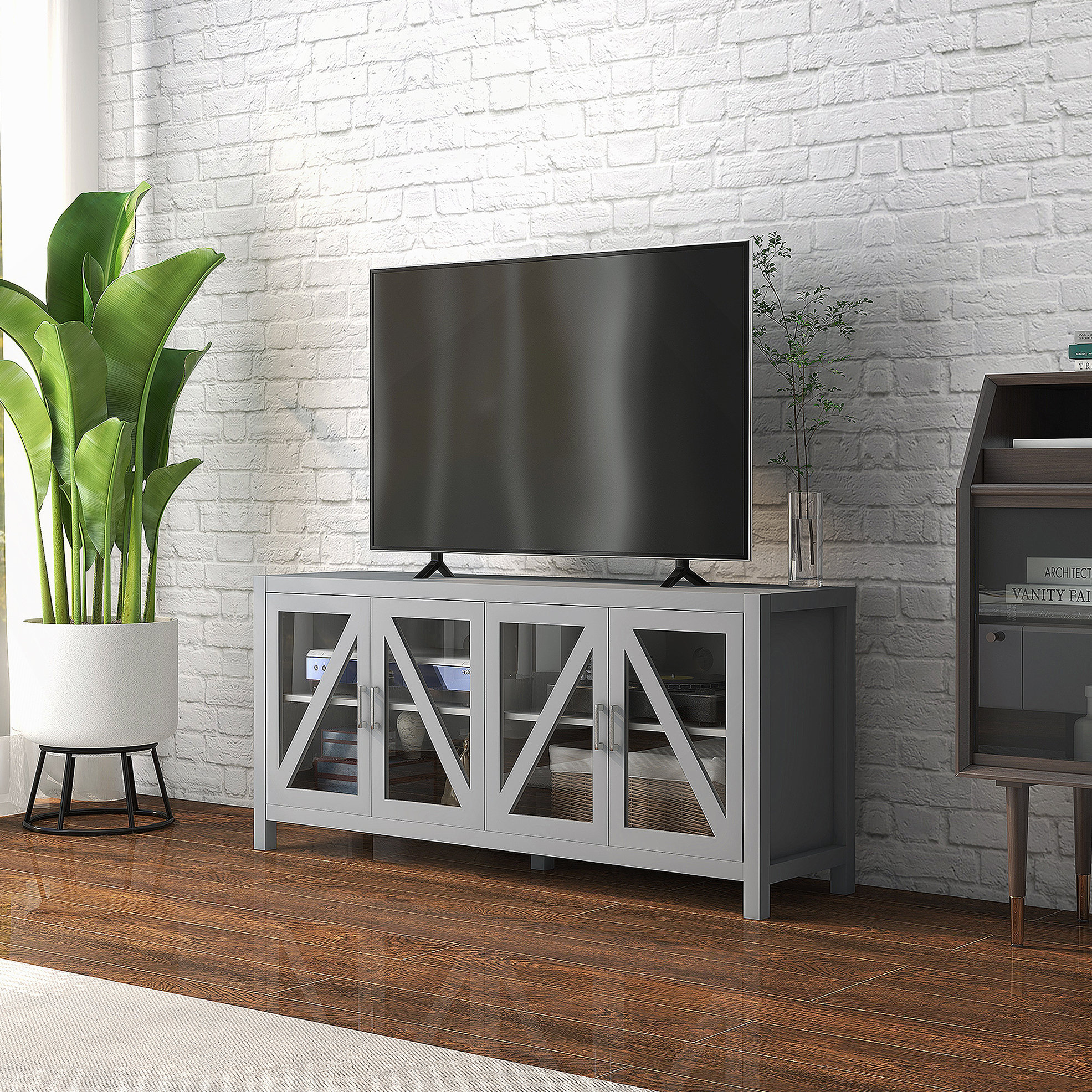 Ebern Designs Manufactured Wood TV Stand - Wayfair Canada