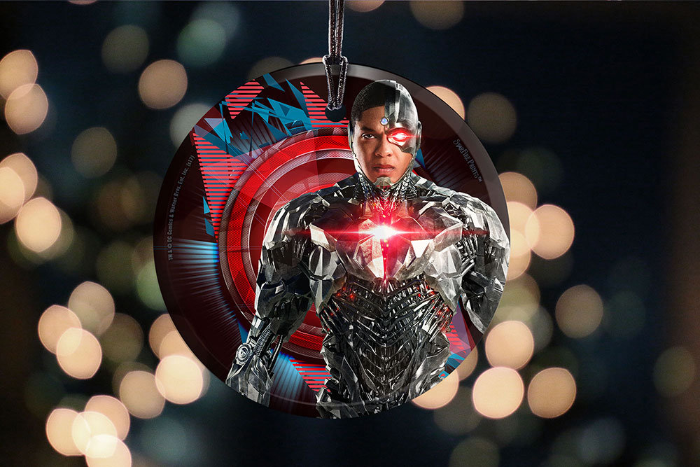 Trend Setters Justice League Movie Cyborg Hanging Glass Print | Wayfair