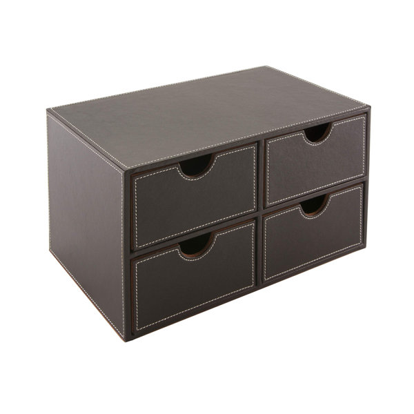 Ebern Designs Dusitn Faux Leather Magazine Holder | Wayfair.co.uk