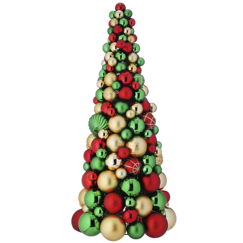 Regency International 24" Shatterproof Mixed Ball Cone Tree | Wayfair