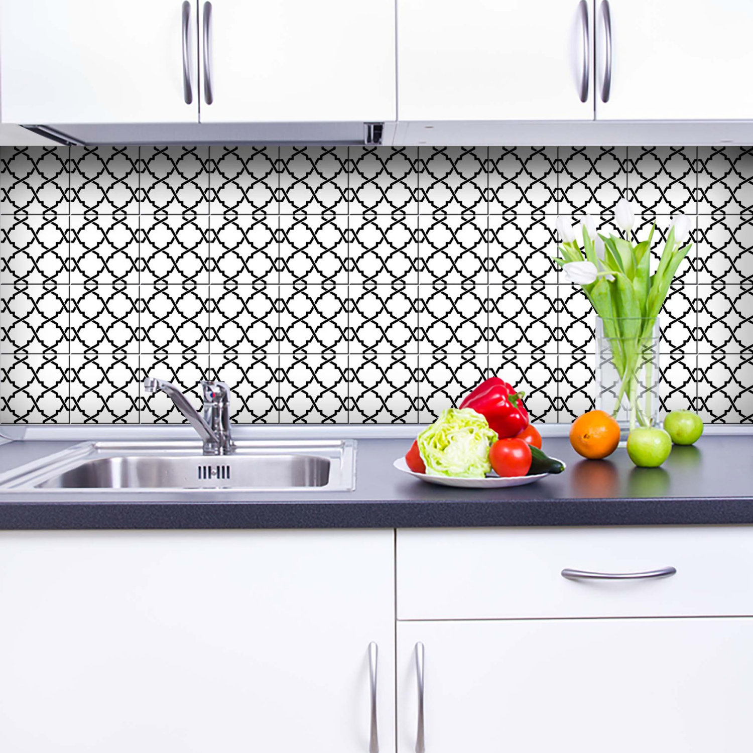 Mi Alma 7" x 7" Vinyl Peel & Stick Mosaic Tile | Wayfair