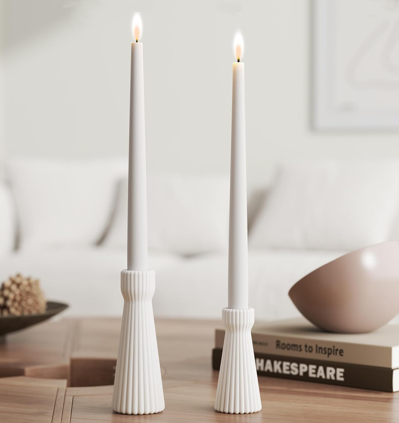 Red Barrel Studio® 7'' H Ceramic Candlestick | Wayfair