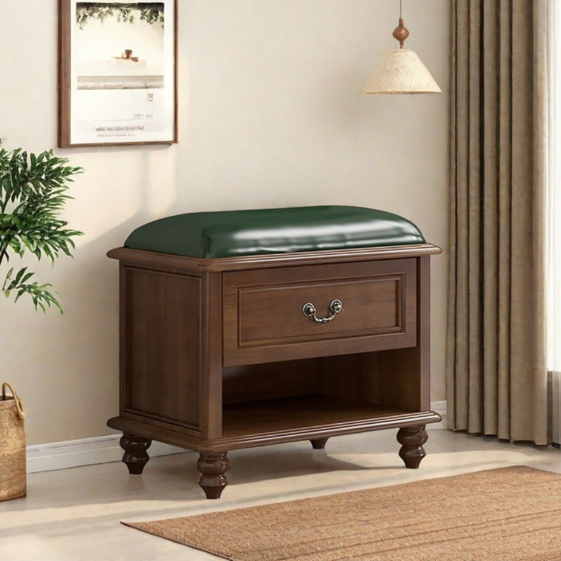 Liu's ink furniture 19.7in Retro style Shoe Change Stool | Wayfair