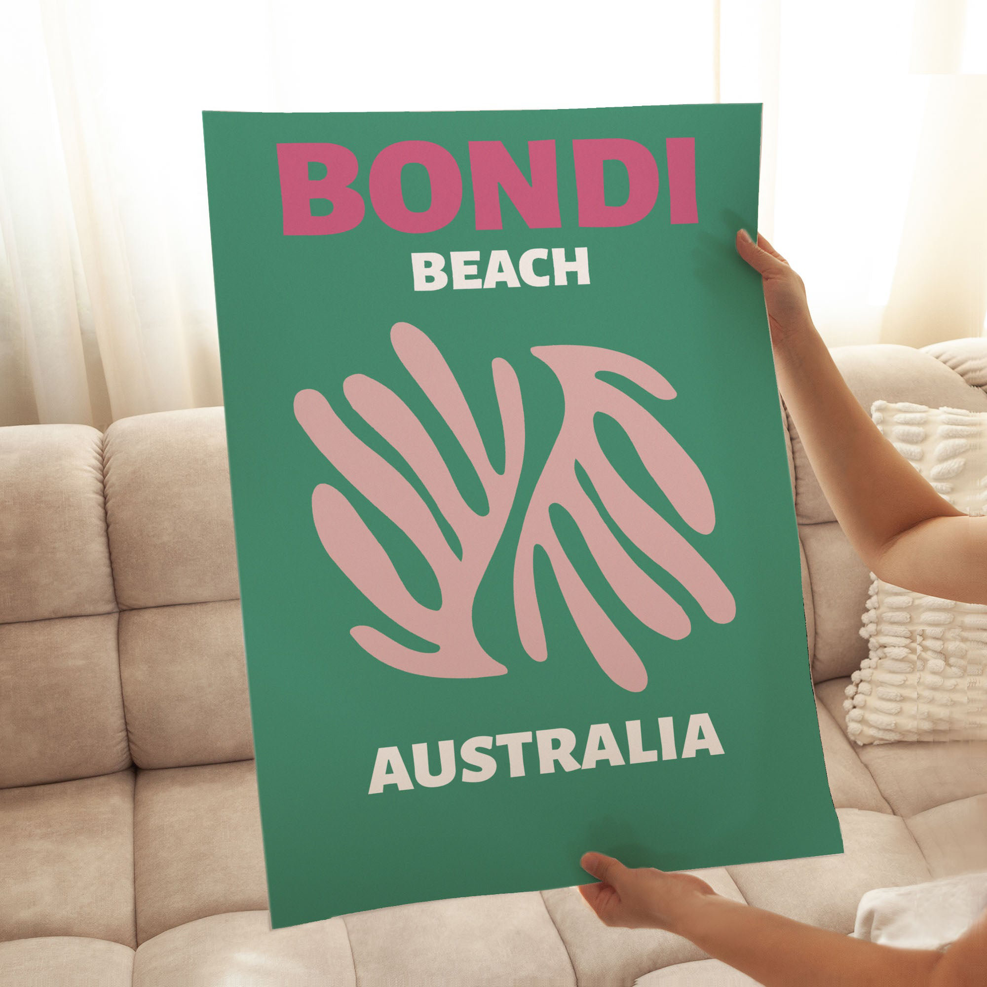 Winston Porter World and Countries Bondi Peach Travel Poster Modern ...