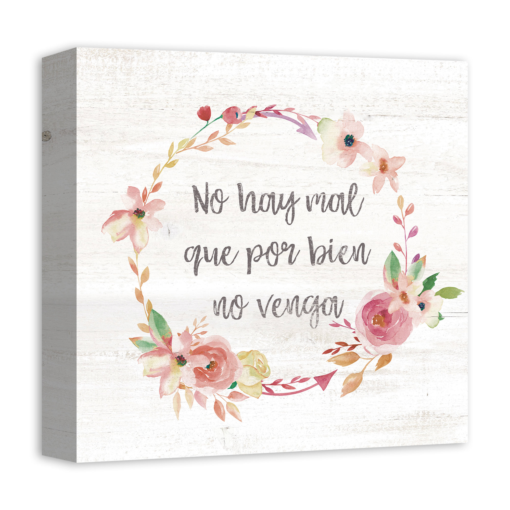 Trinx No Hay Mal Que Por Bien No Venga Print On Canvas - Wayfair Canada