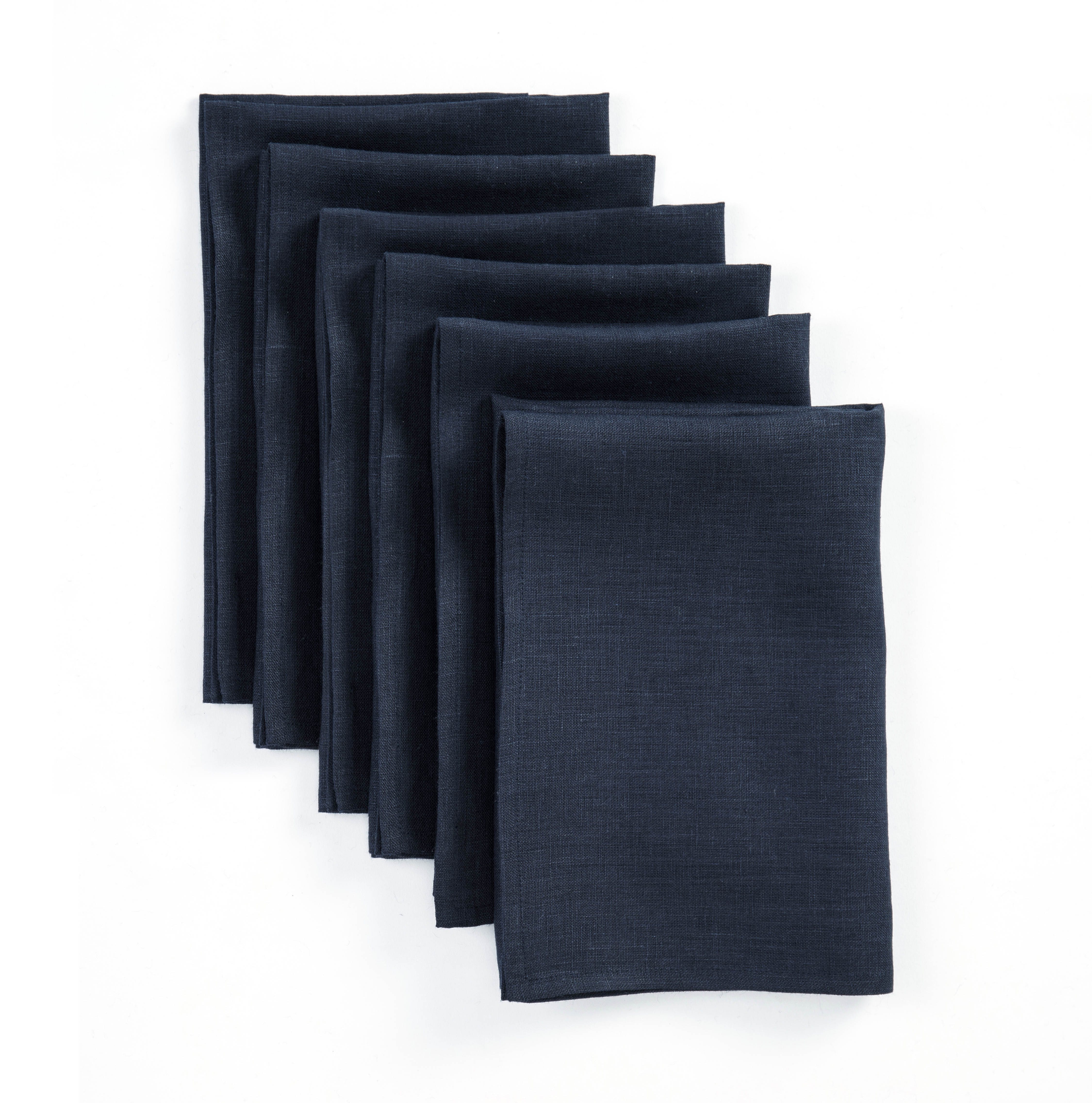 Solino Home 100% Pure Linen Dinner Napkins - Fete | Wayfair