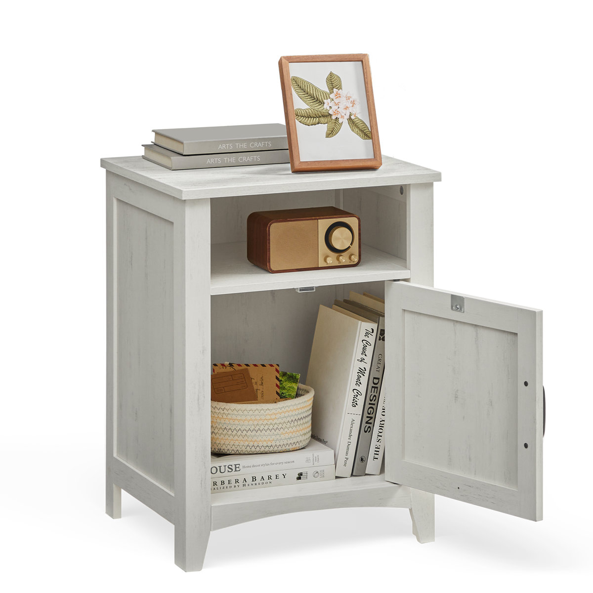 Laurel Foundry Modern Farmhouse Bauman Farmhouse Nightstand, Bedside ...