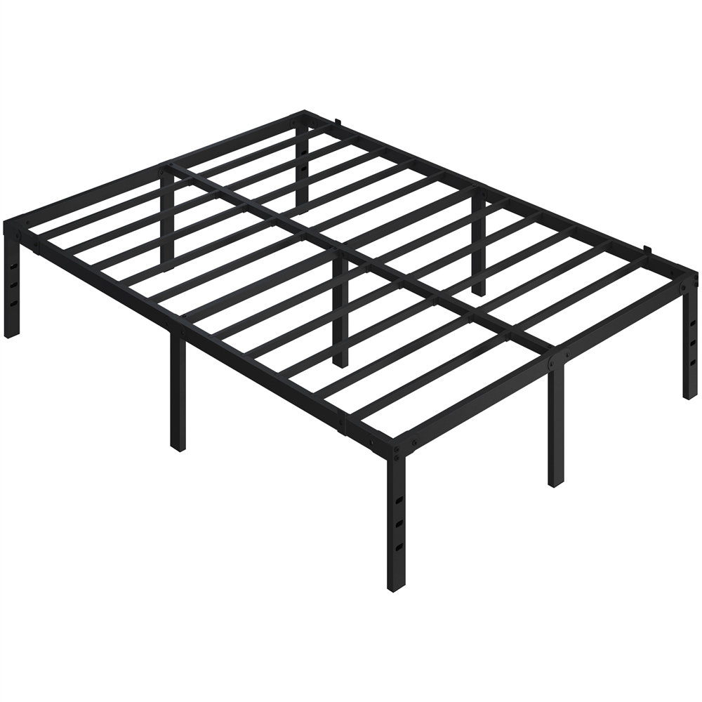 Ebern Designs 14.5" H Metal Platform Bed Frame with Heavy Duty Steel ...