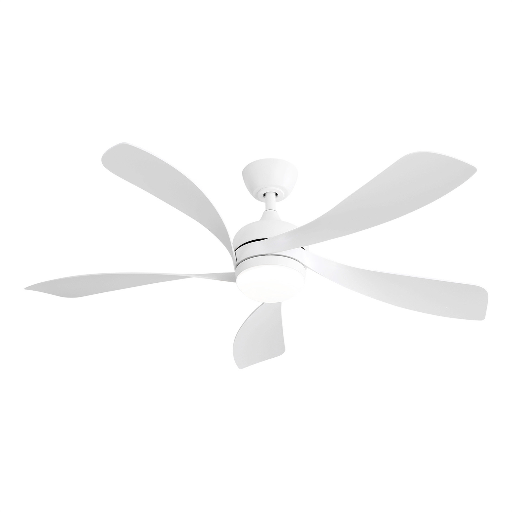 Wrought Studio™ 52 Inch Modern Ceiling Fan With 5 ABS Blades Remote ...