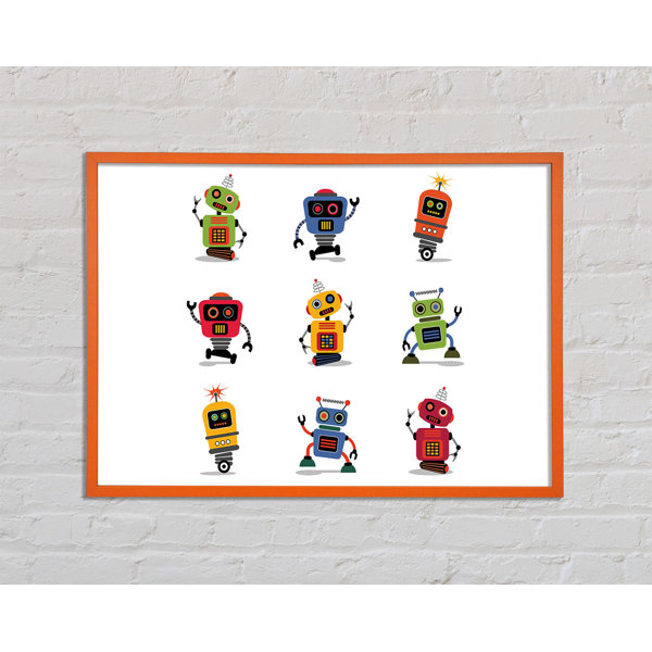 Zoomie Kids Hovhannes Robot Tribe - Single Picture Frame Art Prints ...