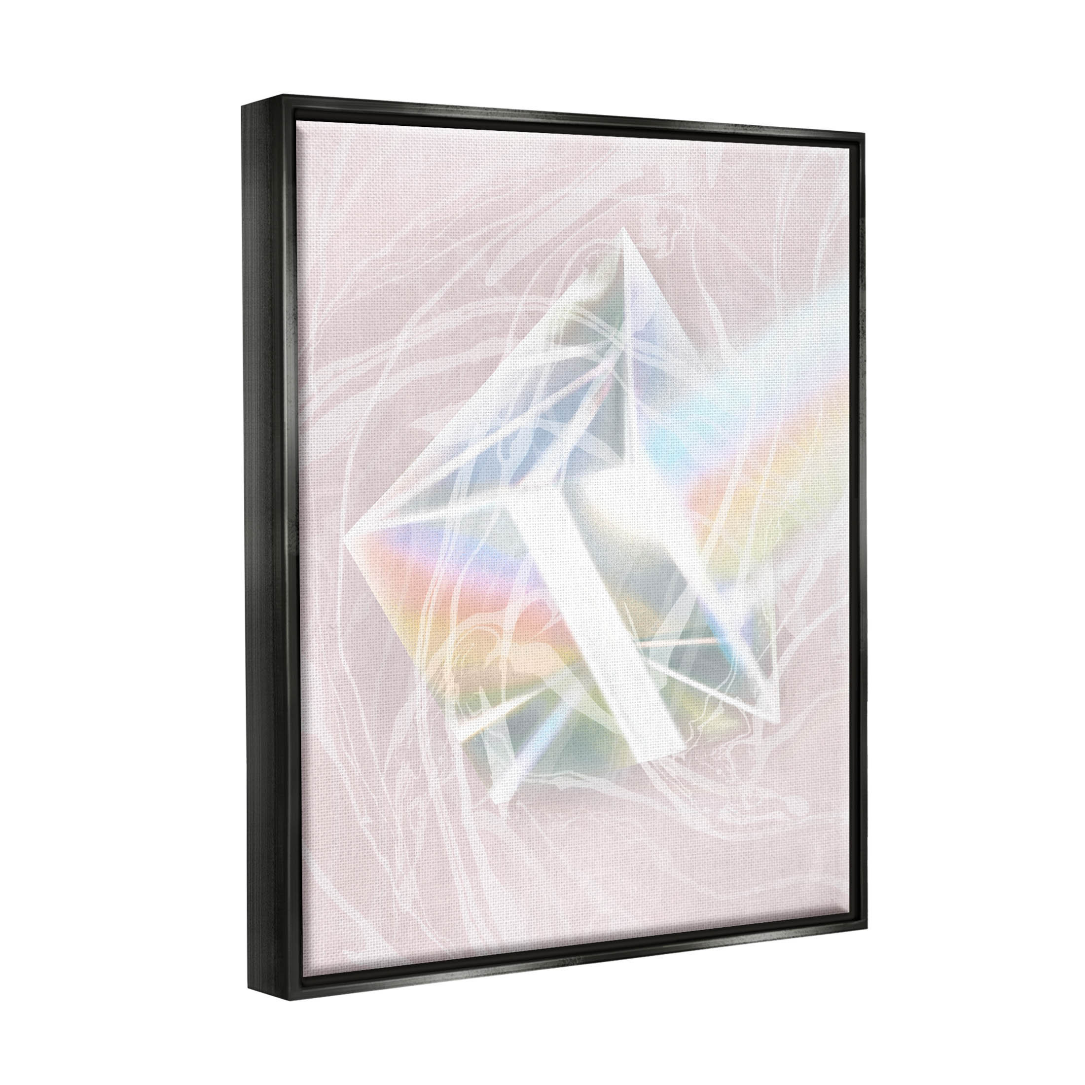 Ivy Bronx Pastel Prism Rainbow Reflection by - Floater Frame Graphic ...