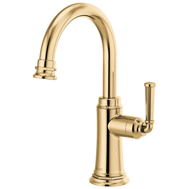 Brizo Rook® Articulating Bridge Faucet with Finished Hose & Reviews ...