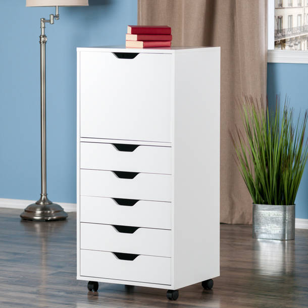 Inbox Zero Crandon 30.71'' Wide 5 -Drawer Mobile File Cabinet & Reviews ...