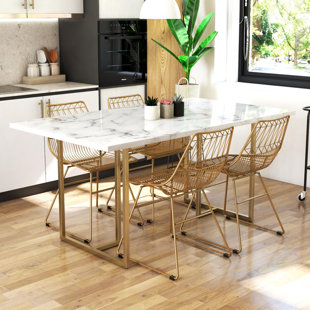 Rectangular Kitchen & Dining Tables You'll Love | Wayfair