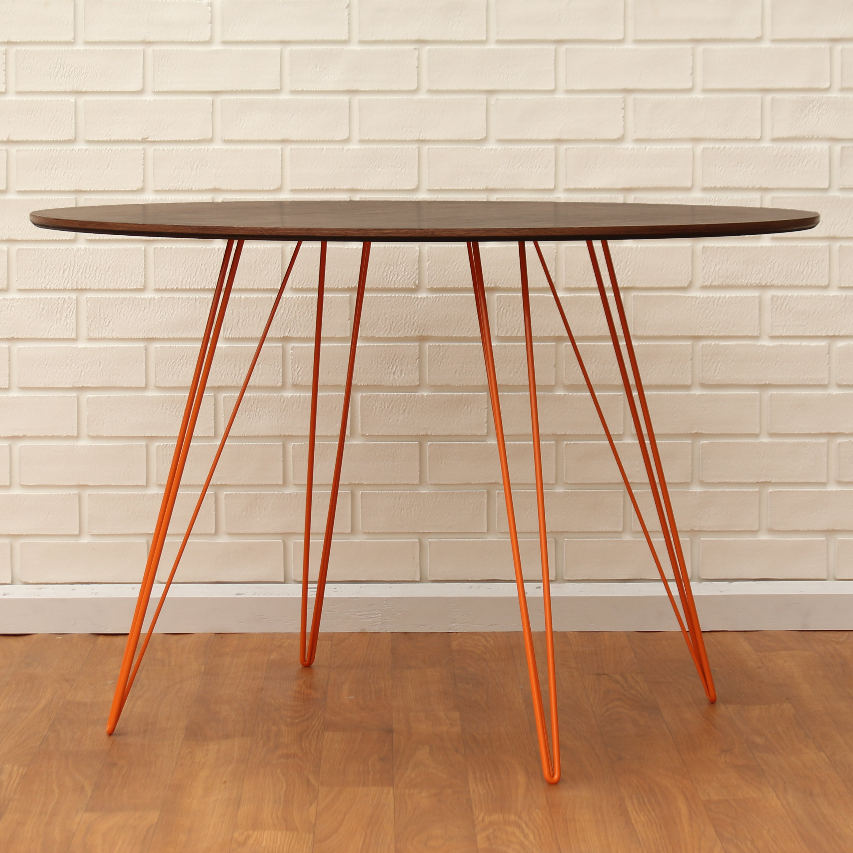 Tronk Design Williams Round Metal Base Dining Table & Reviews | Wayfair