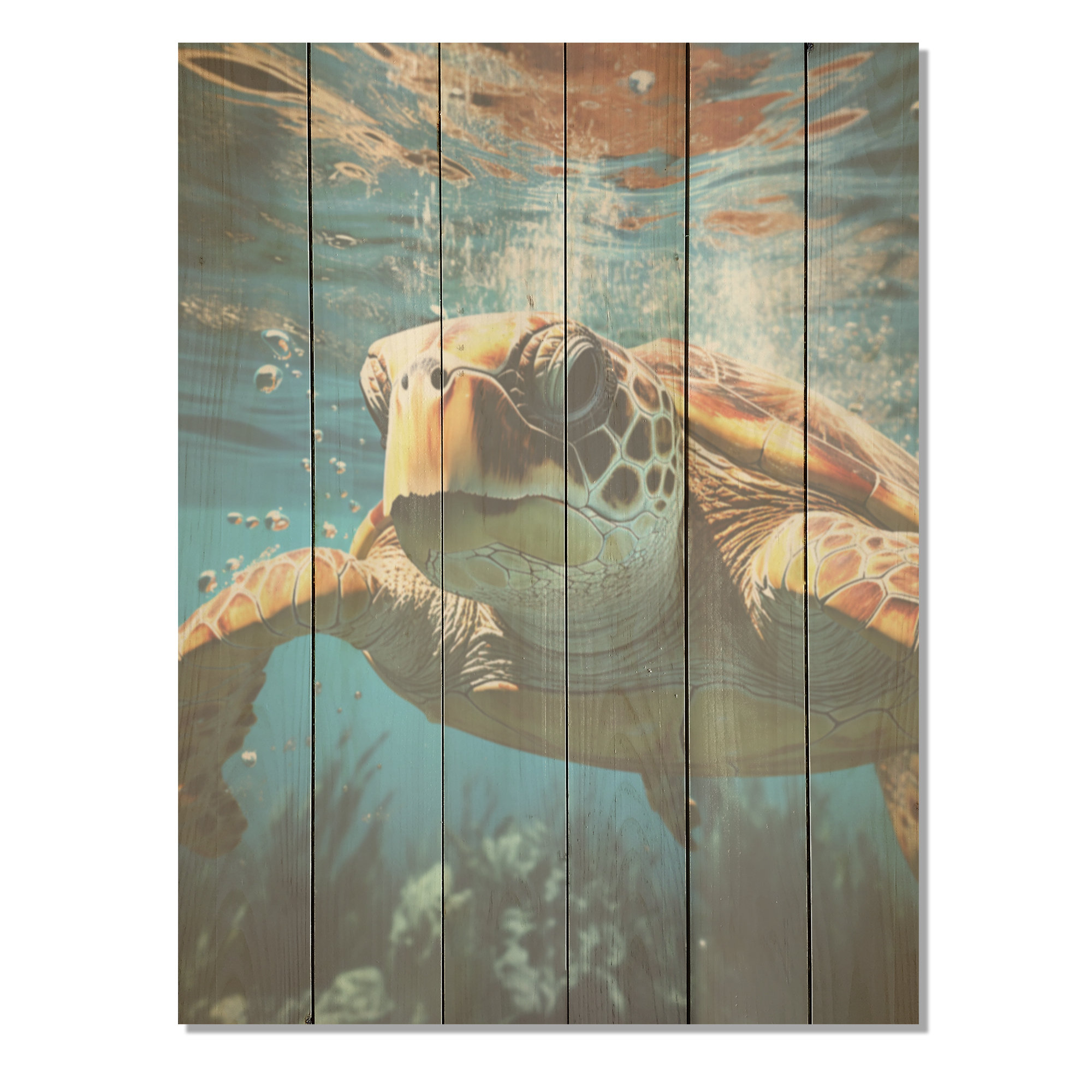 Bay Isle Home™ Whimsical Of A Turtle As An Ocean Explorer II - Turtle ...