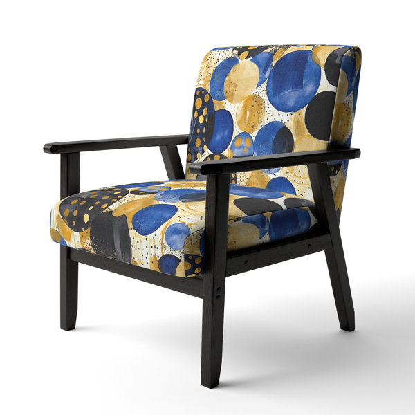 Design Art Abstract Pattern With Blue & Golden Textures IX ...