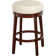 Wade Logan® Attis Swivel Upholstered Counter Stool with Solid Wood ...