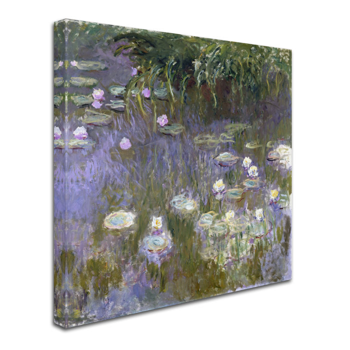 Vault W Artwork Water Lilies On Canvas by Claude Monet Print | Wayfair