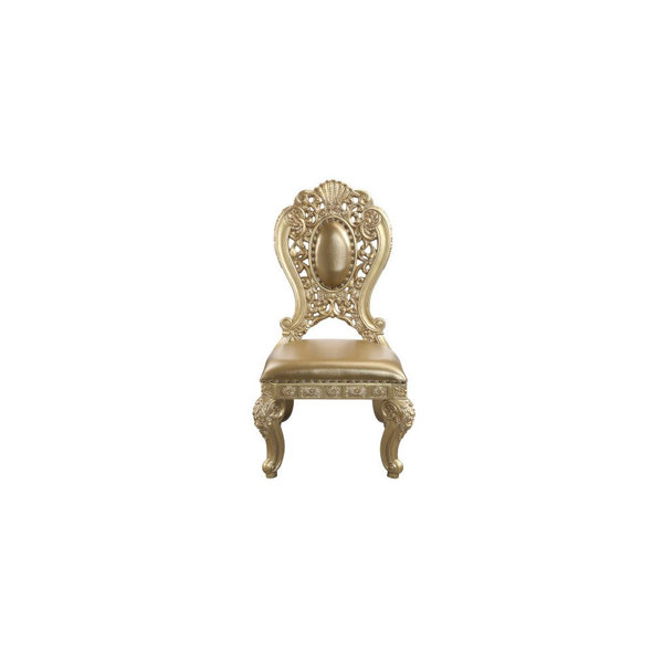Andrew Home Studio Nelds Side Chair in Gold | Wayfair