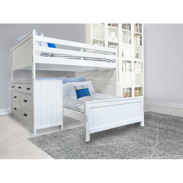 Caramia Furniture Blytheville Kids Full Over Full Storage Bunk Bed ...