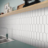 WS Tiles 1.2'' W x 0.6'' L Natural Stone Peel and Stick Mosaic Tile ...