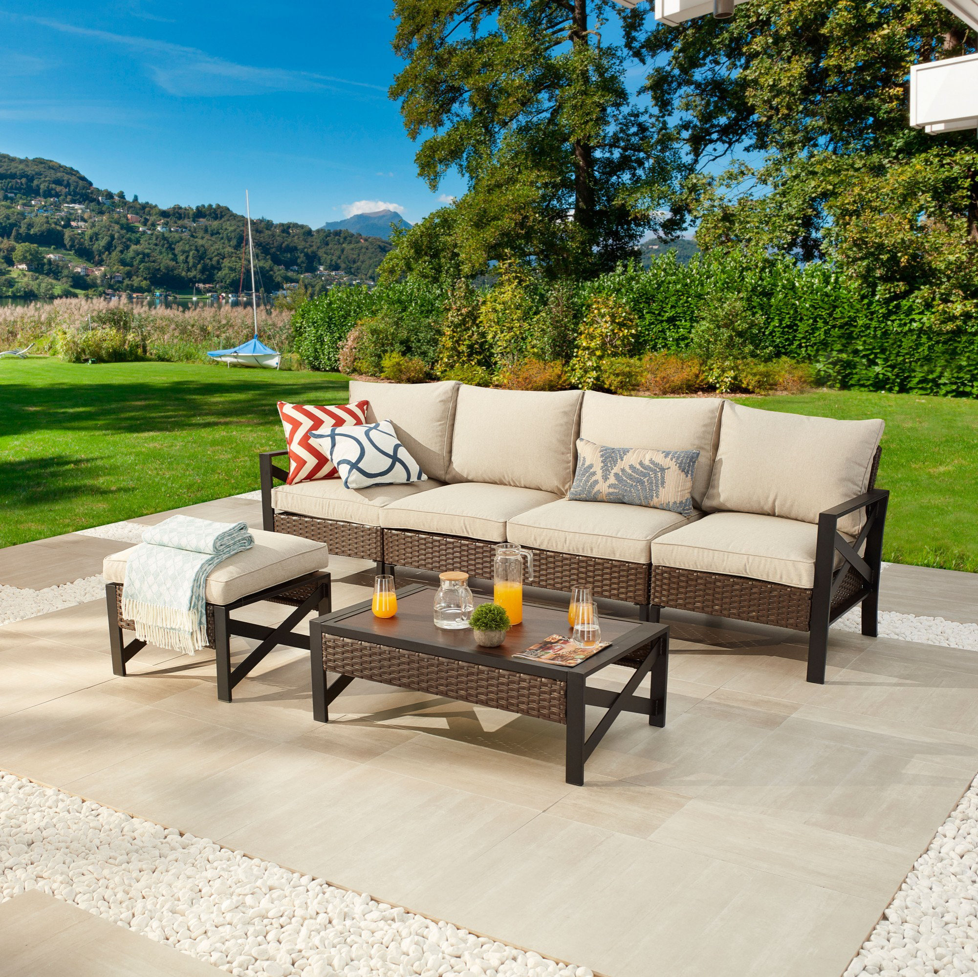 Breakwater Bay 6-Piece Outdoor Conversation Set - Wayfair Canada