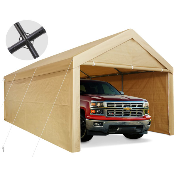 Himimi 10 Ft. W x 20 Ft. D Garage & Reviews | Wayfair