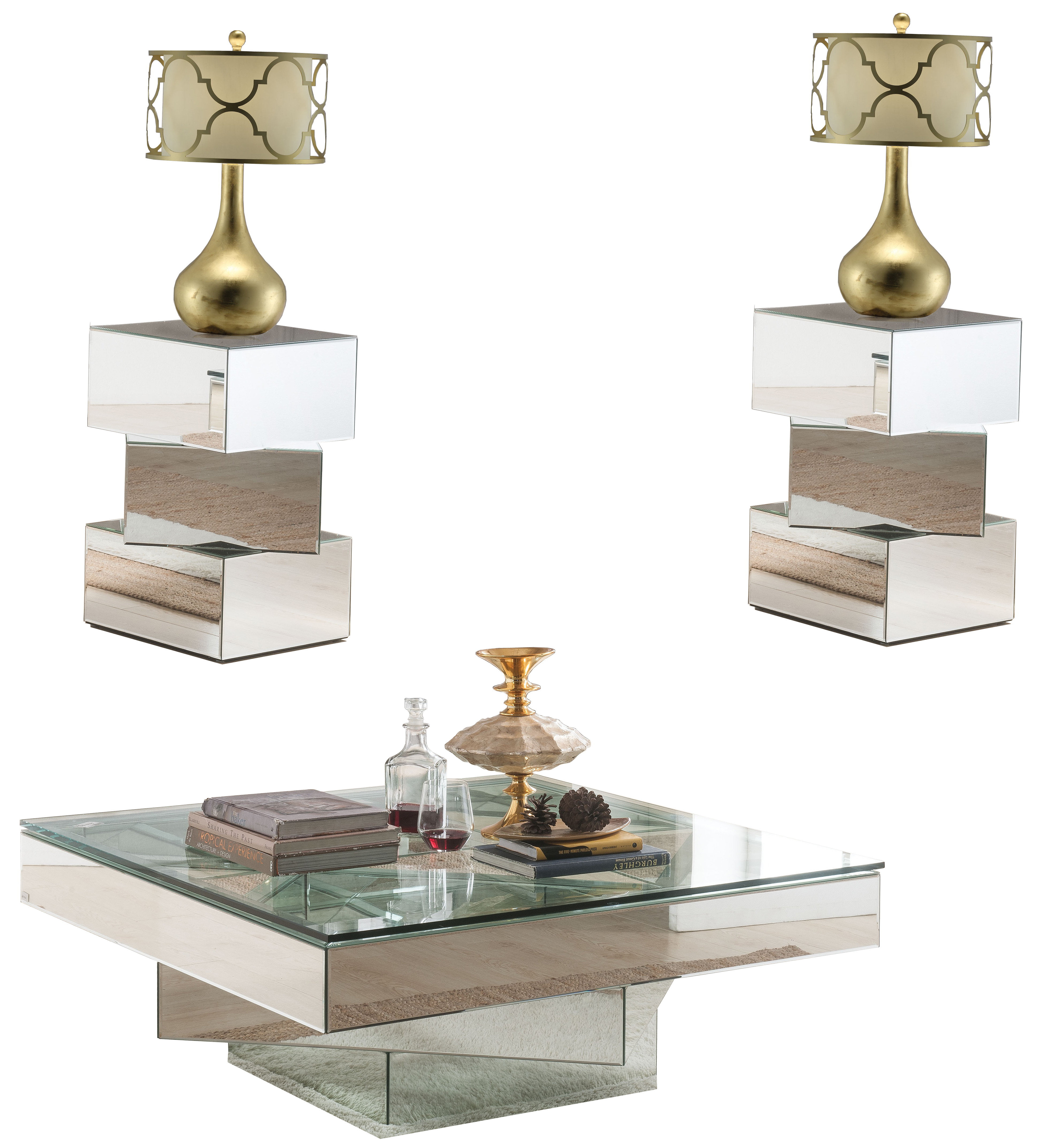 Andrew Home Studio Aradia Living Room Table Set | Wayfair