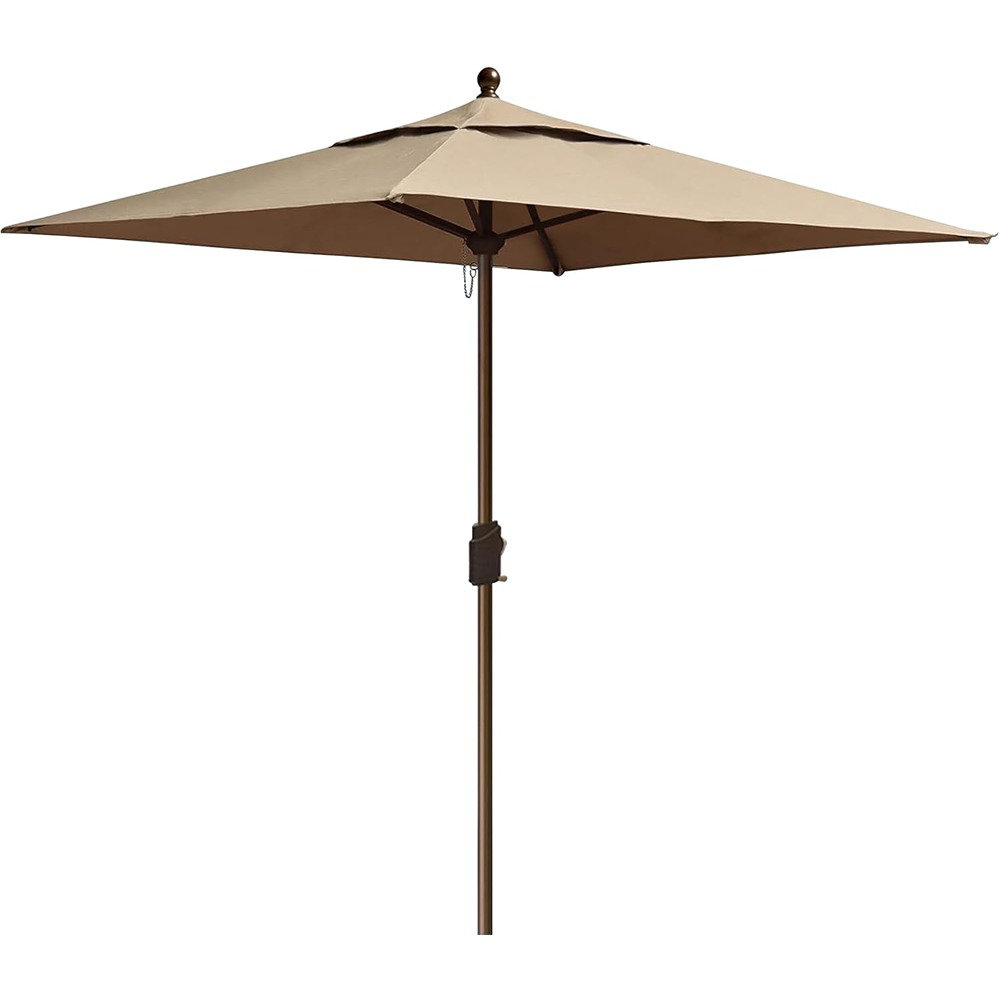 Latitude Run 10 Year Non Fading 6X6ft Square Market Umbrella P Latitude Run 10 Year Non Fading 6X6ft Square Market Umbrella P
