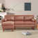 George Oliver Jaquesha 2 - Piece Faux Leather Sectional & Reviews ...