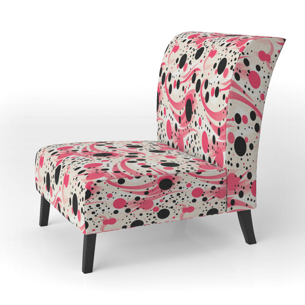 DesignArt Upholstered Slipper Chair | Wayfair