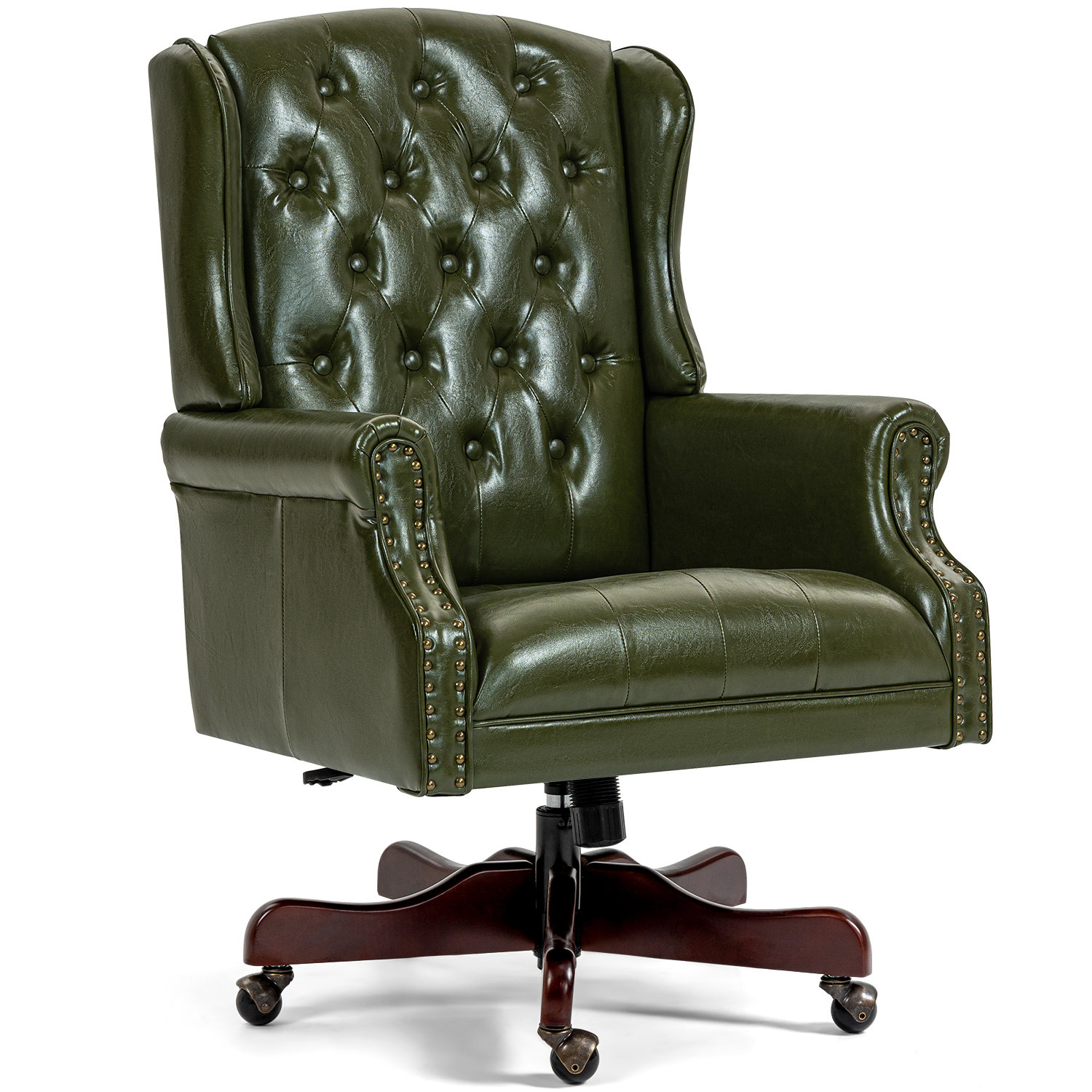 Alcott Hill® Byrant Faux Leather Executive Chair & Reviews | Wayfair