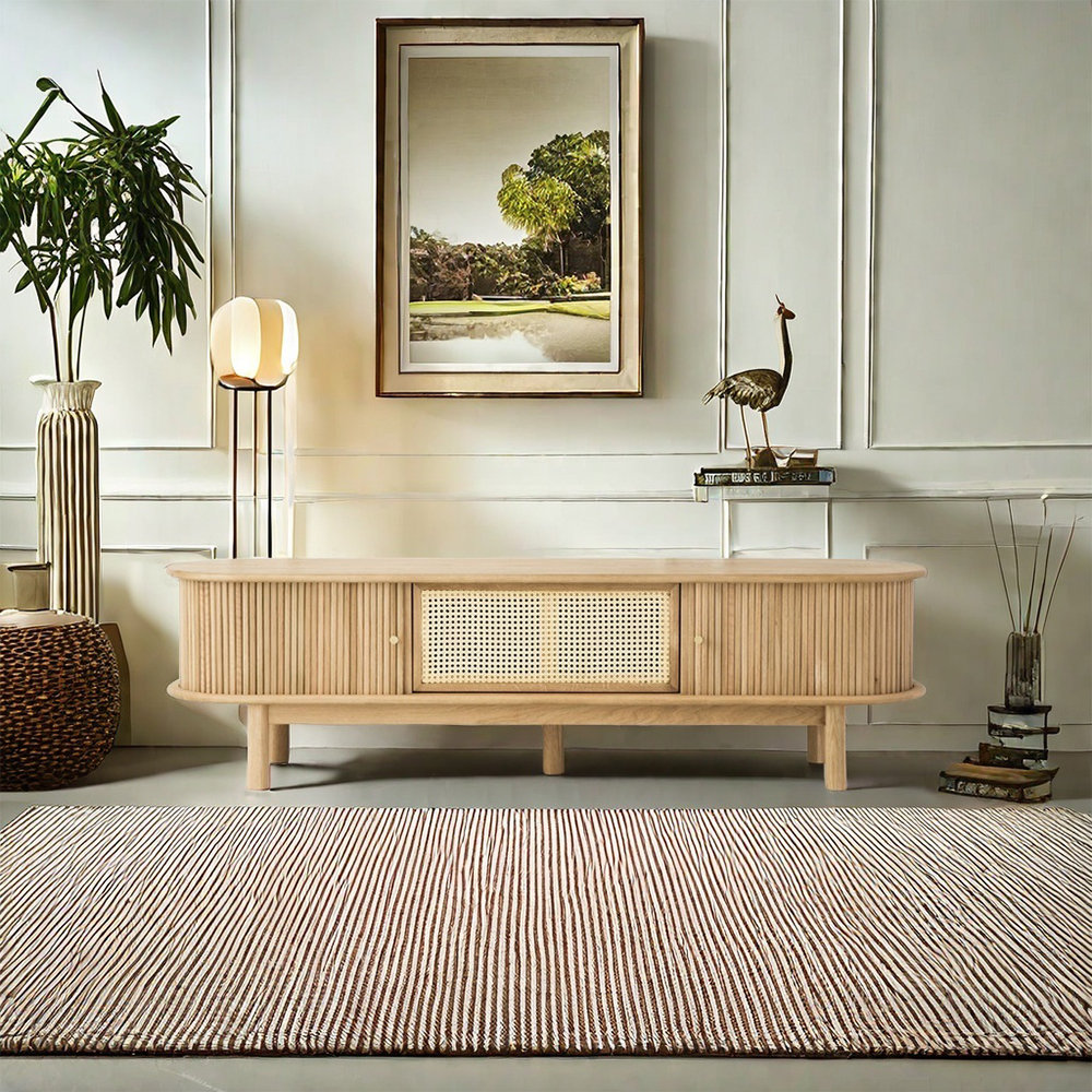 moonlight design Roll-up door design TV cabinet - Wayfair Canada