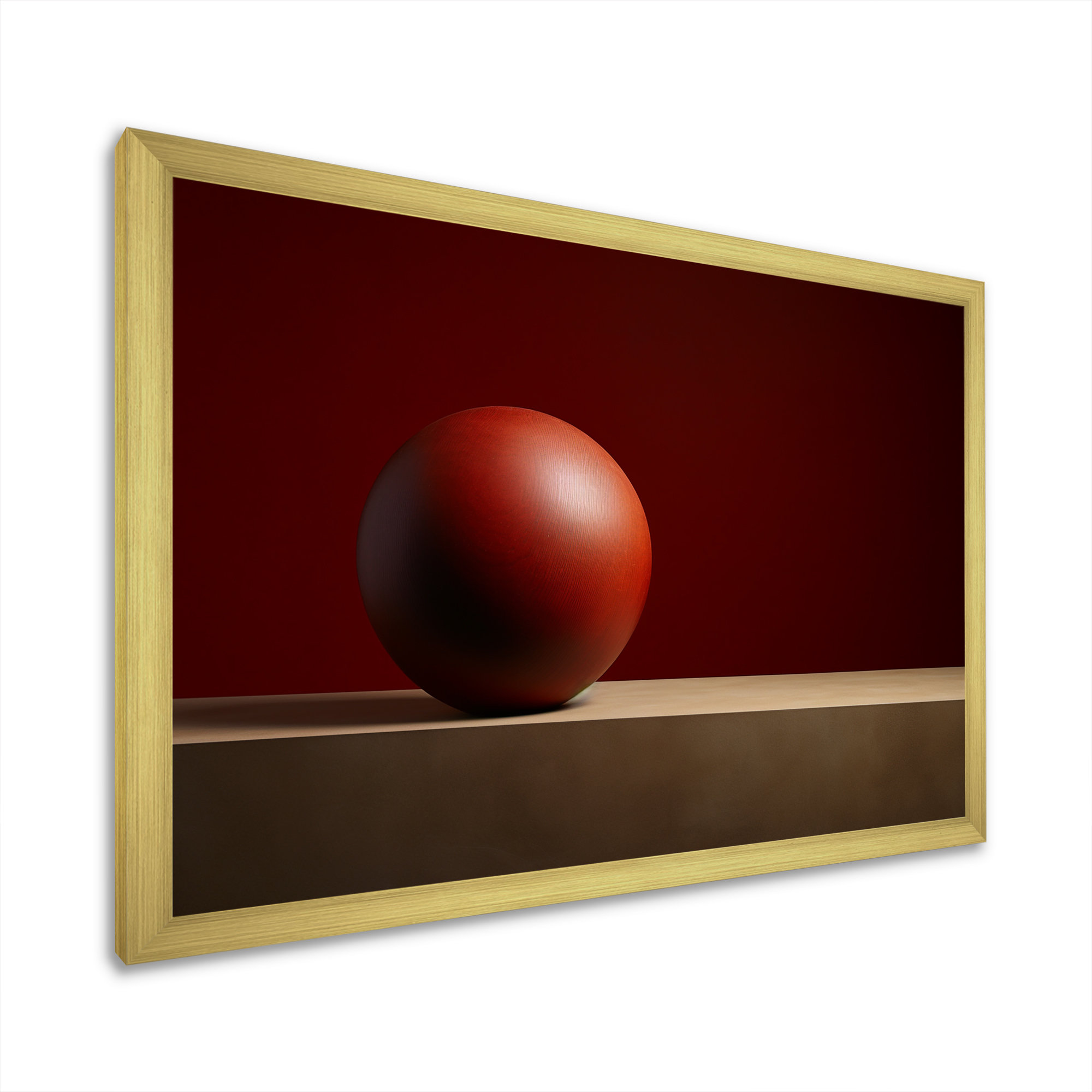 Ebern Designs Maroon Momentum Ball - Bowling Wall Art Prints - Wayfair ...